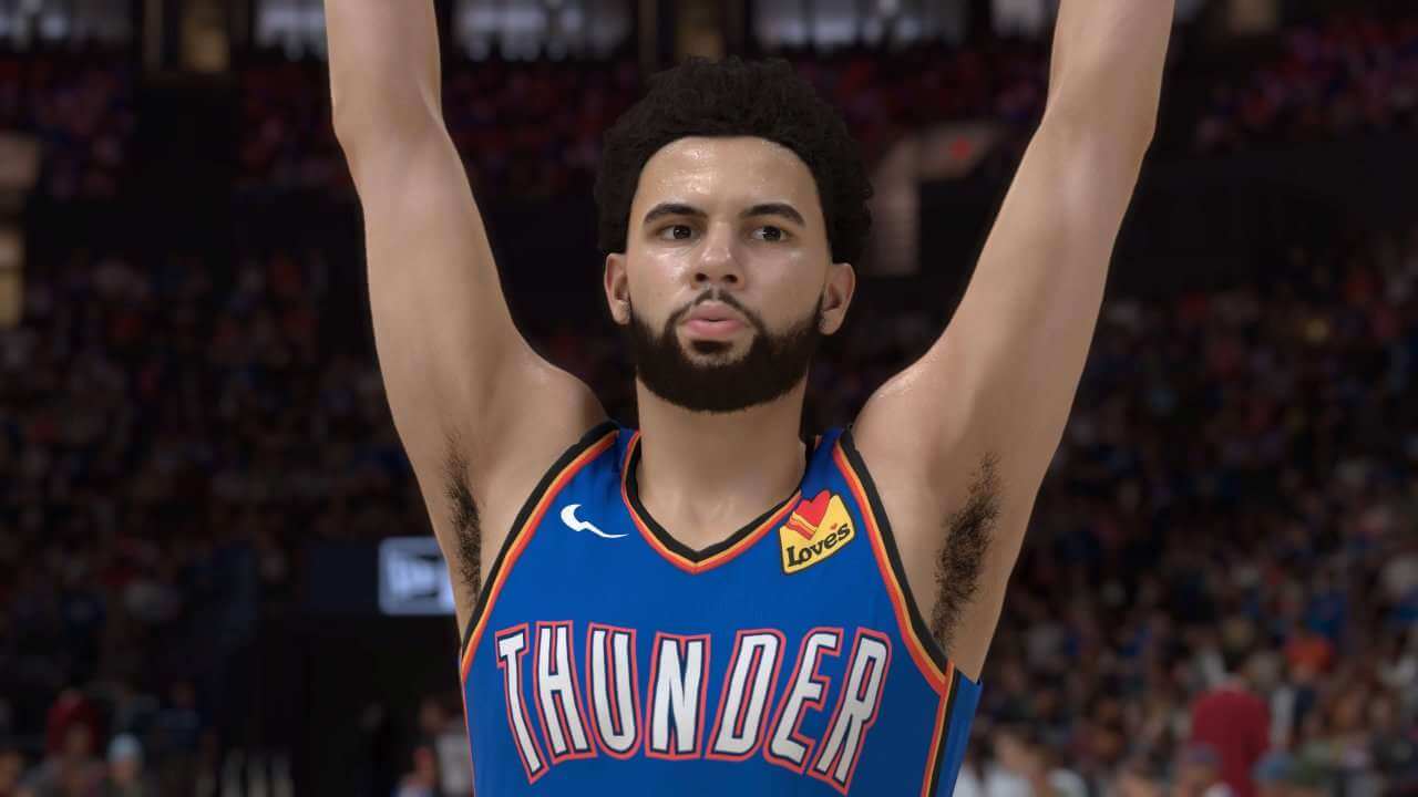 Ajay Mitchell NBA 2K26 Rating (Current Oklahoma City Thunder)